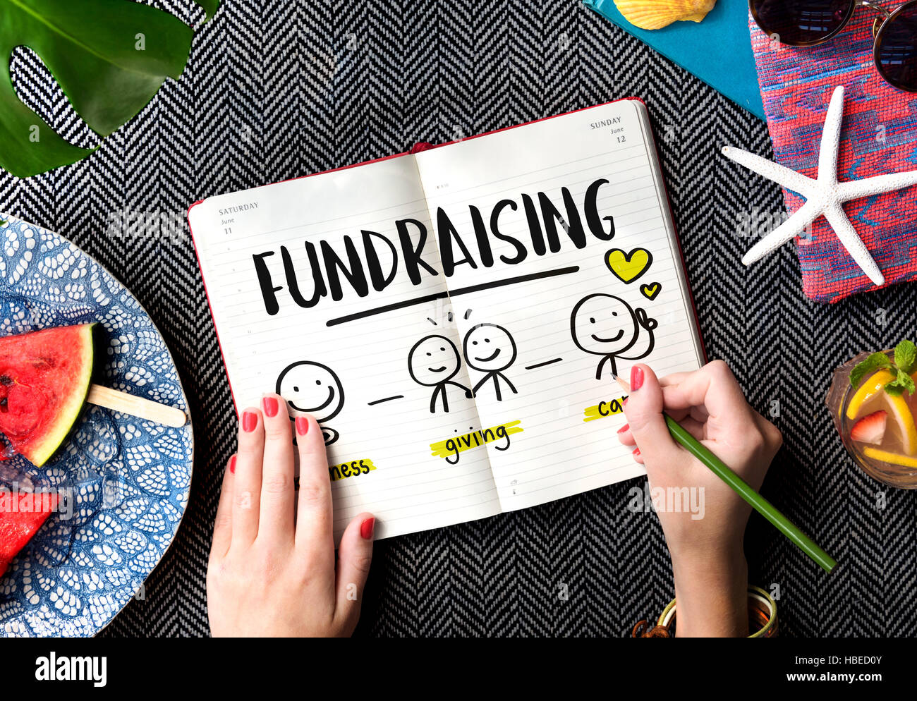 Charity Donations Fundraising Nonprofit Volunteer Concept Stock Photo ...