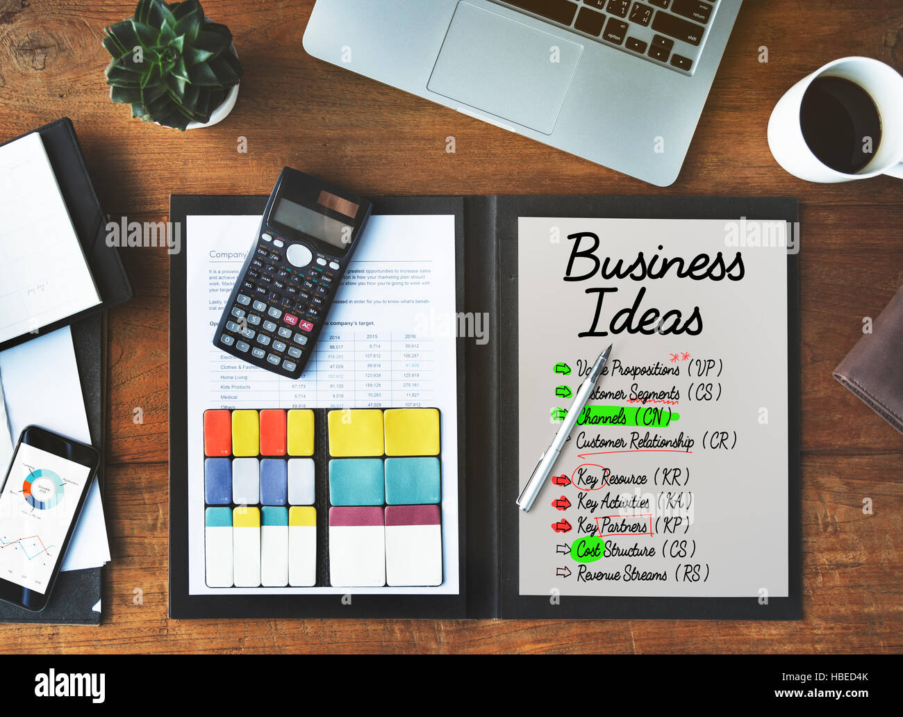 Business Ideas Plan Strategy Concept Stock Photo - Alamy