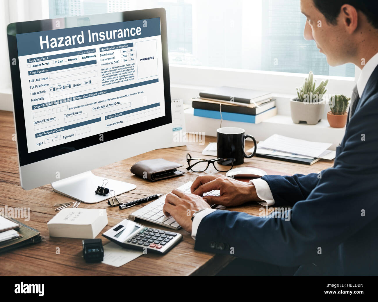 Hazard Insurance Damage Harm Risk Safety Concept Stock Photo - Alamy