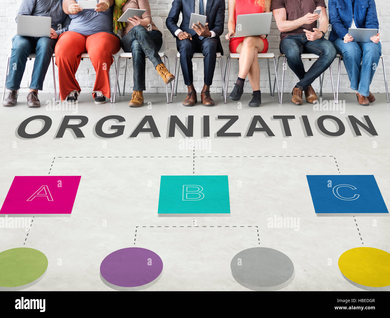 Organization Chart Position Structure Concept Stock Photo - Alamy