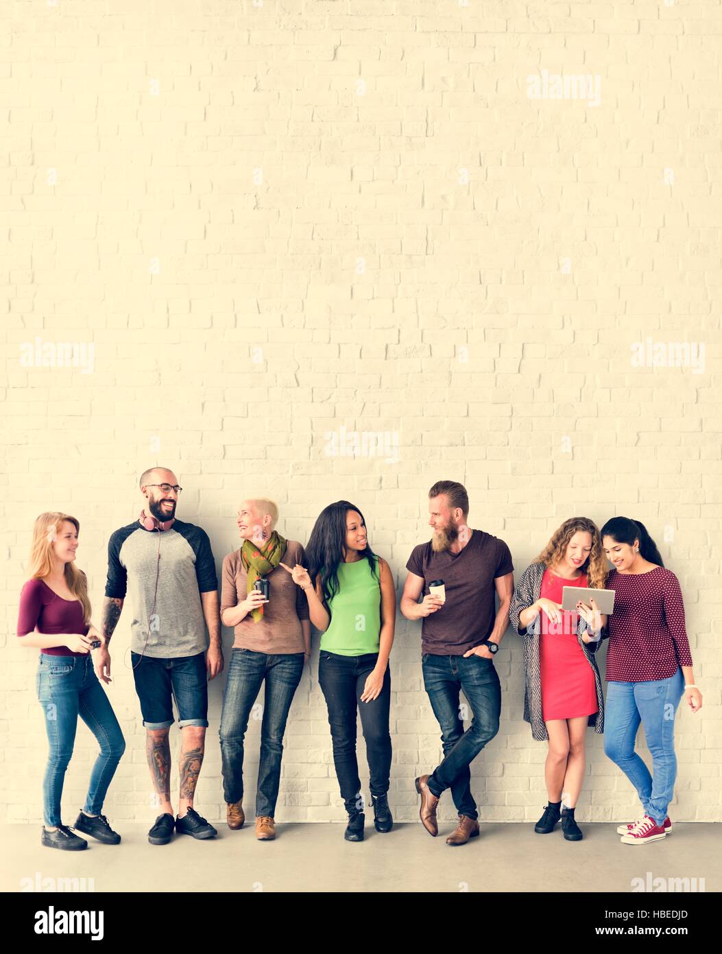 Diverse Group of People Community Togetherness Concept Stock Photo - Alamy