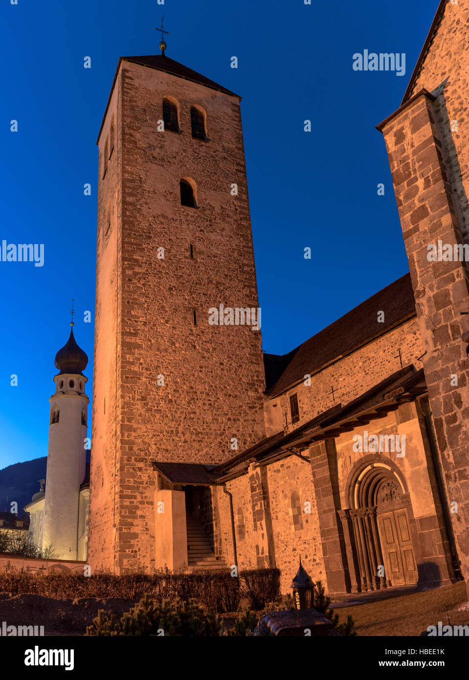 Collegiate Church or Stiftskirche / Romanesque basilica, 13th century ...