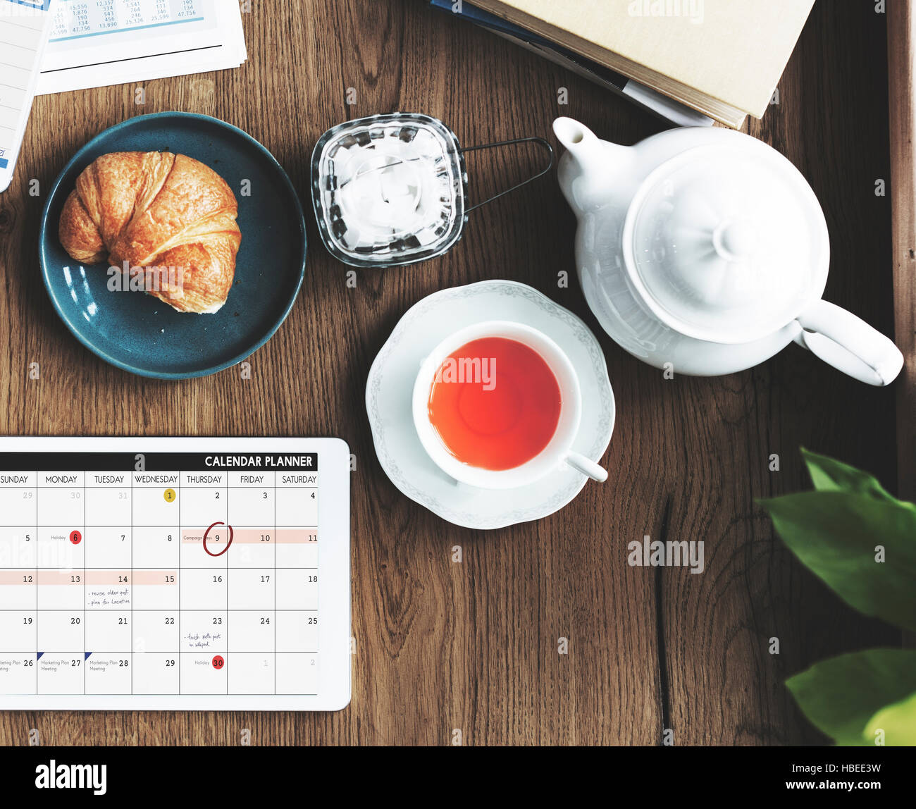 Calendar Note Schedule Memo Manage Event Concept Stock Photo - Alamy