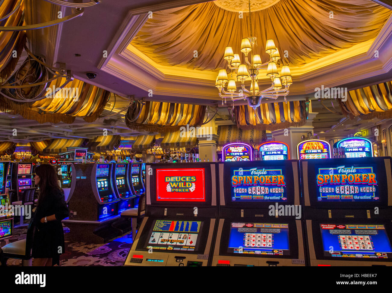 Bellagio hotel and casino in Las Vegas Stock Photo - Alamy