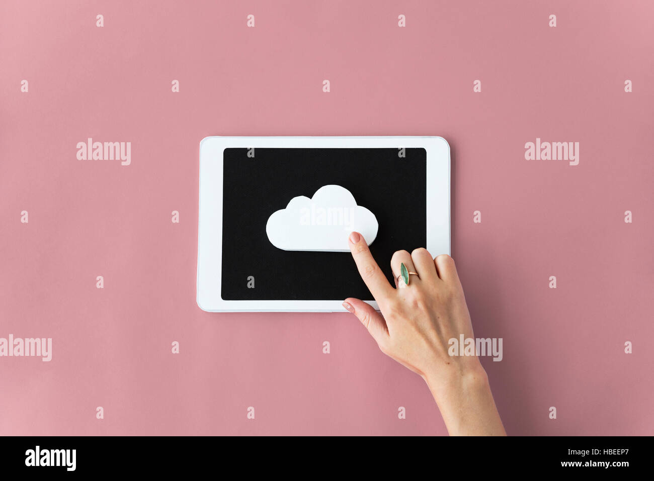 Tablet Digital Device Information Technology Concept Stock Photo - Alamy