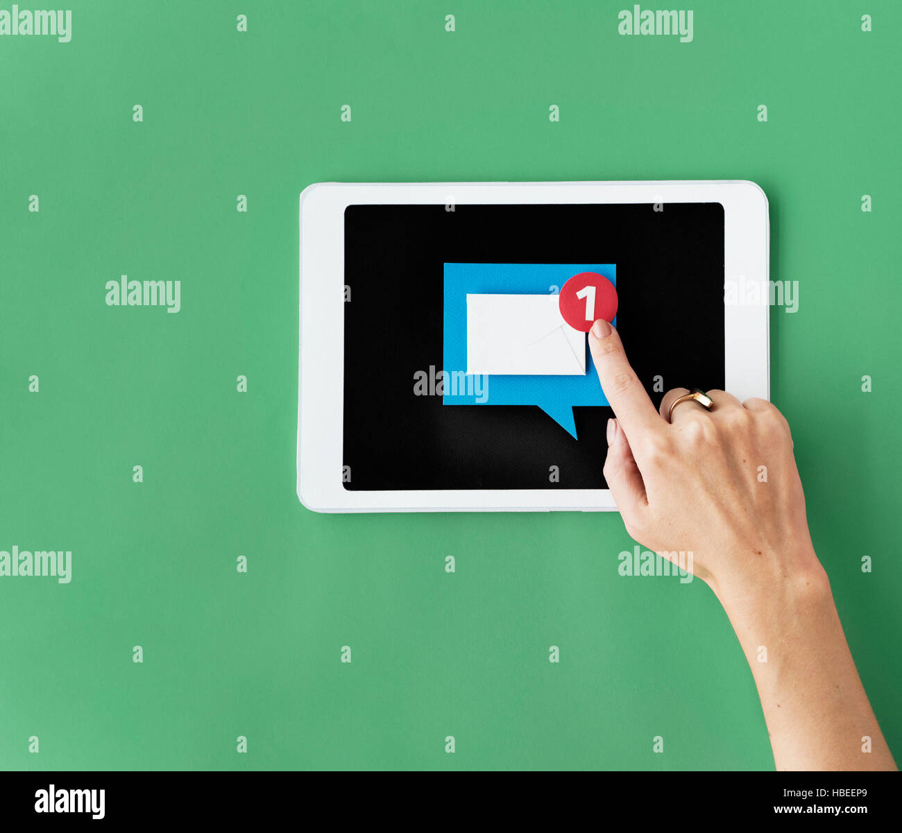 Tablet Digital Device Information Technology Concept Stock Photo - Alamy