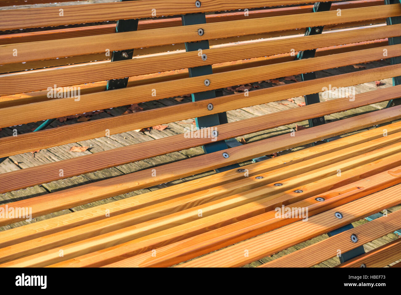 Wood bench texture hi-res stock photography and images - Alamy