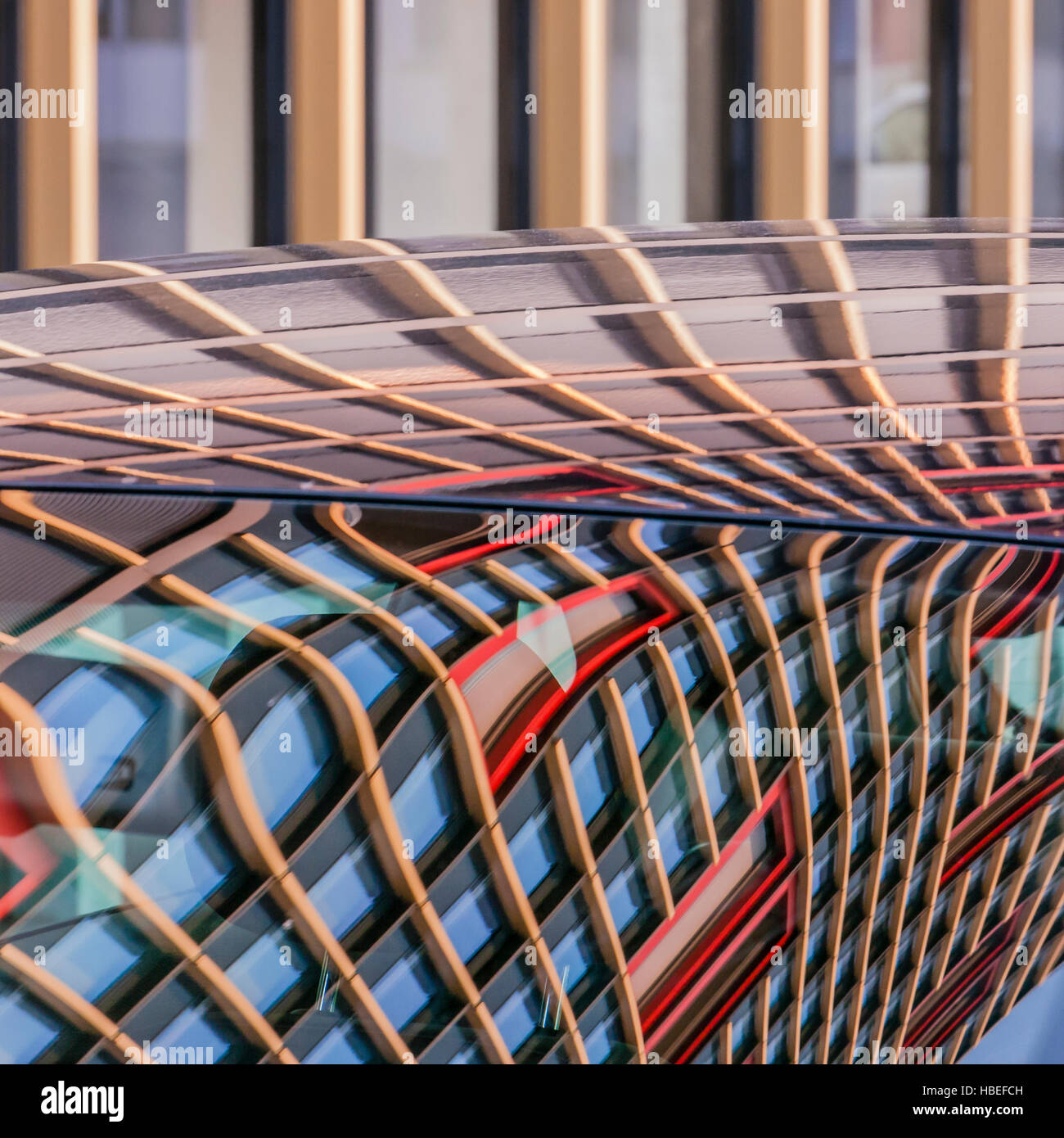 Abstract reflection on shiny car body Stock Photo - Alamy