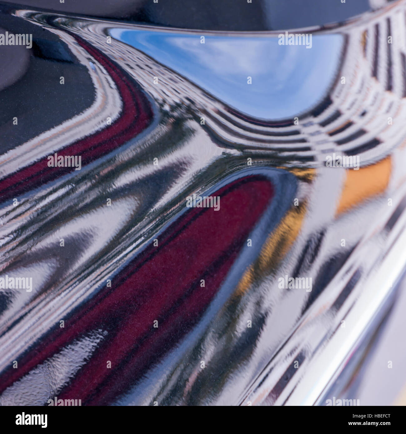 Abstract reflection on shiny car body Stock Photo - Alamy