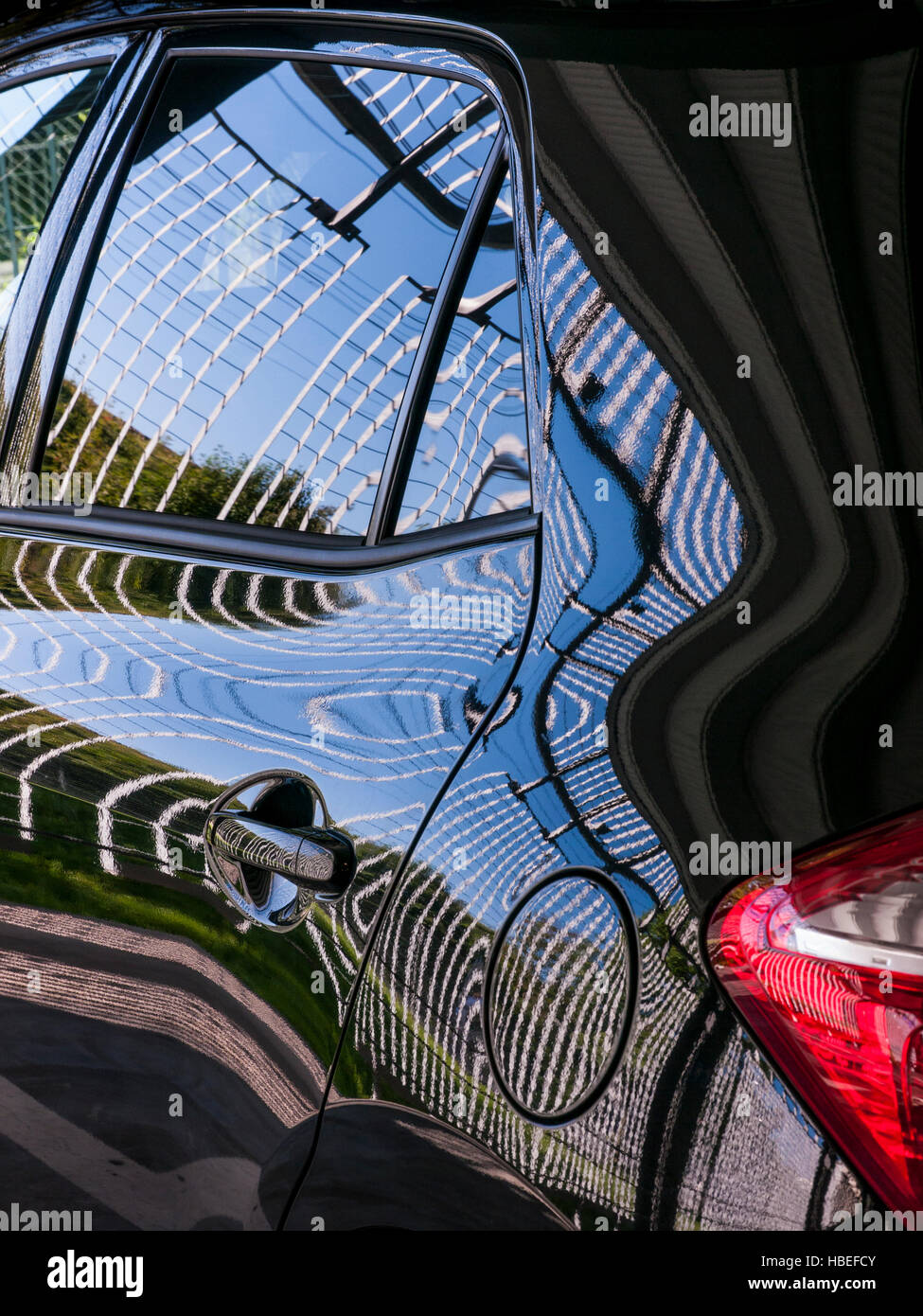 Abstract white car hi-res stock photography and images - Alamy