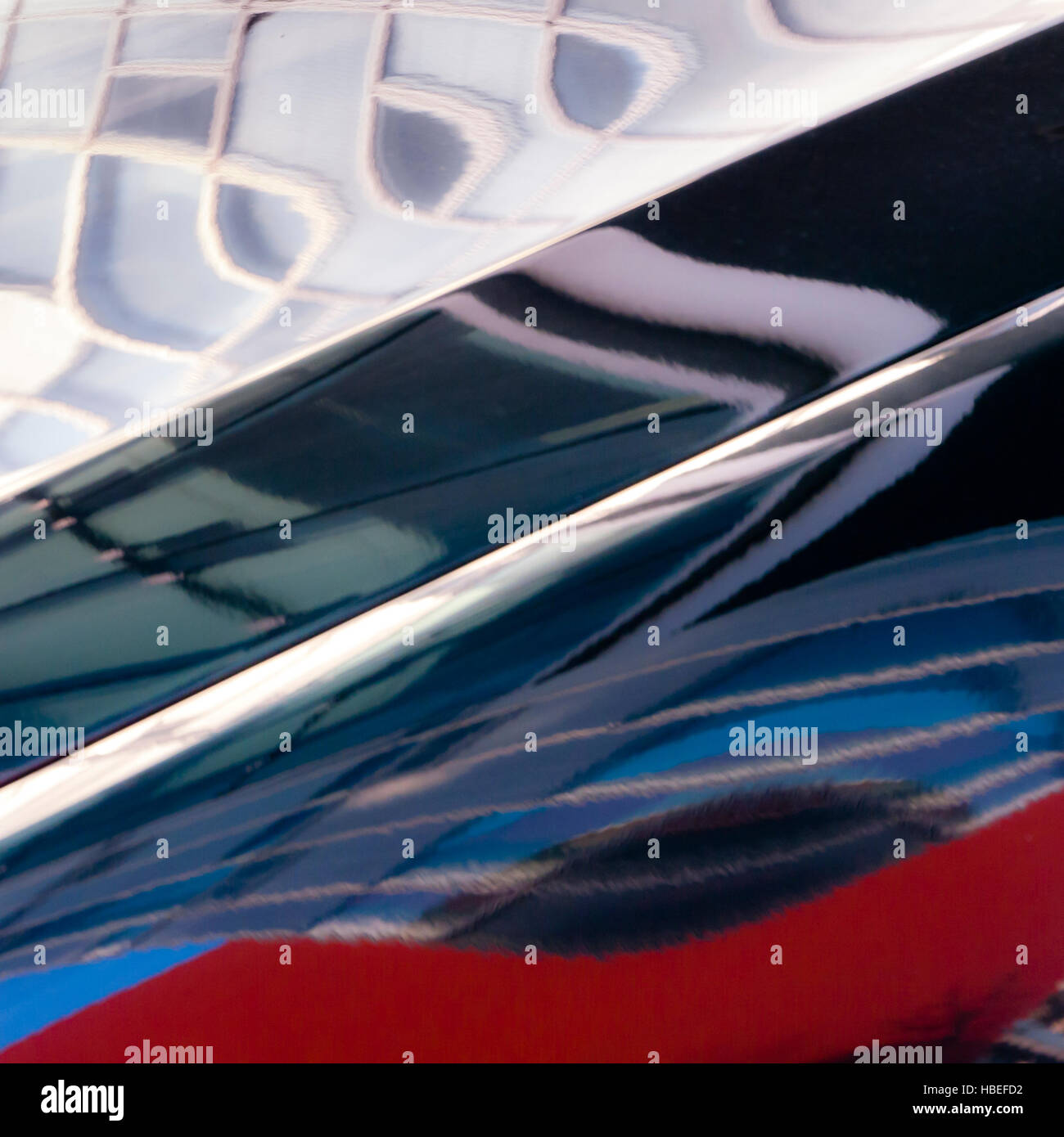 Abstract reflection on shiny car body Stock Photo - Alamy