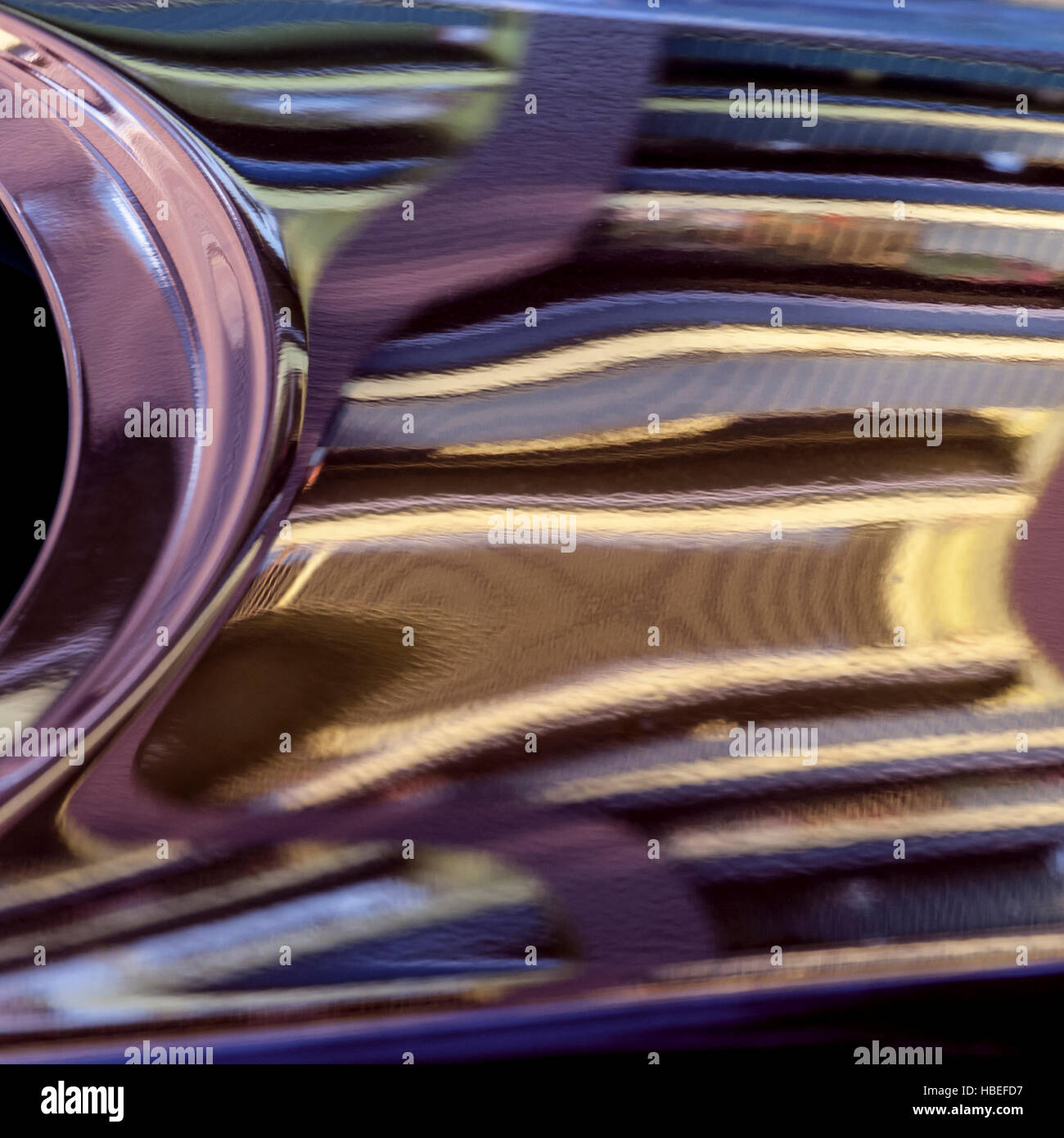 Abstract reflection on shiny car body Stock Photo - Alamy