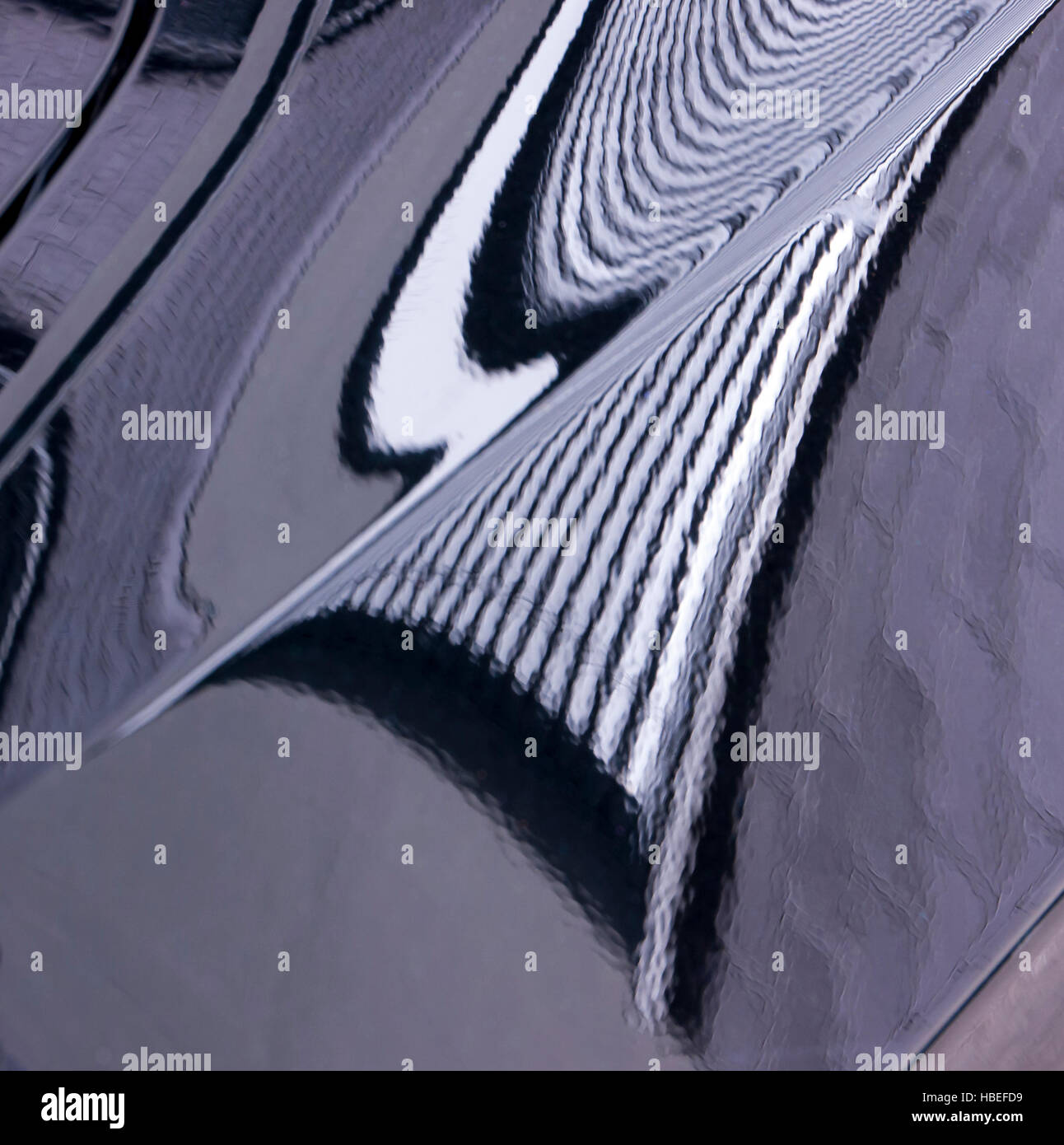 Abstract reflection on shiny car body Stock Photo - Alamy