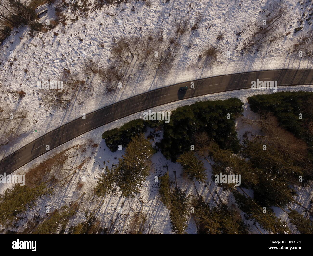 Winter landscape aerial Stock Photo - Alamy