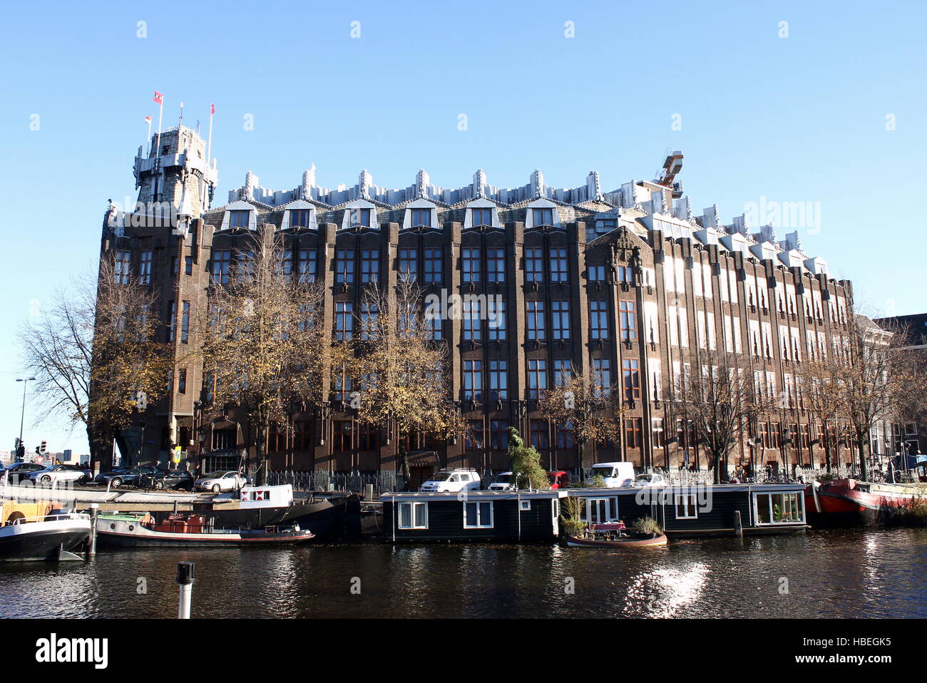 Scheepvaarthuis (Shipping House) at Prins Hendrikkade in Amsterdam ...