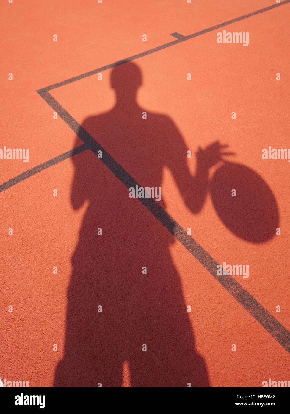 basketball player shadow Stock Photo - Alamy