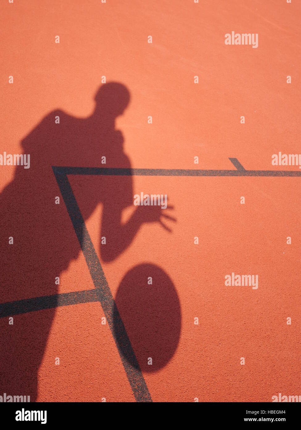 basketball player shadow Stock Photo - Alamy