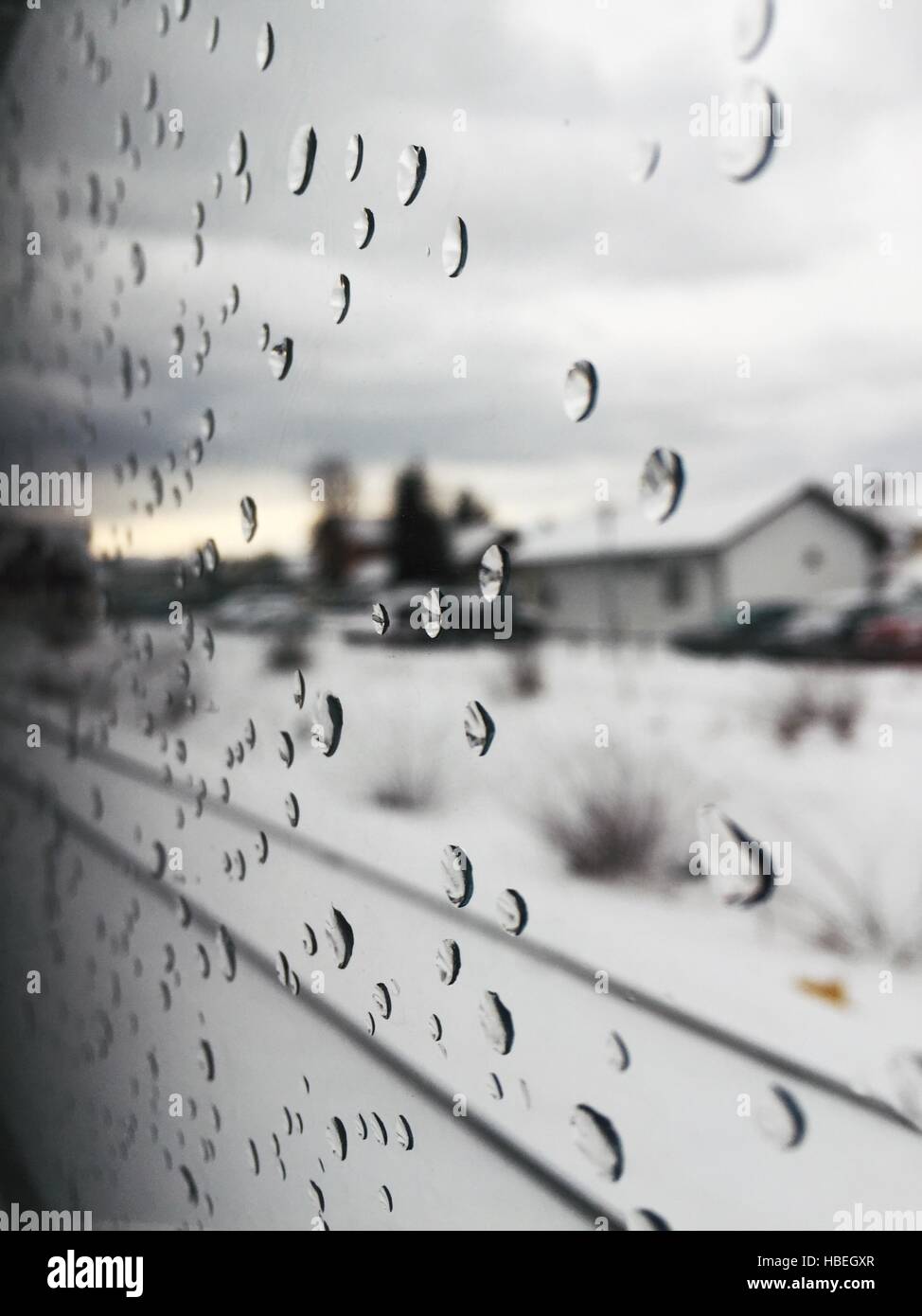 Train window rain hi-res stock photography and images - Alamy