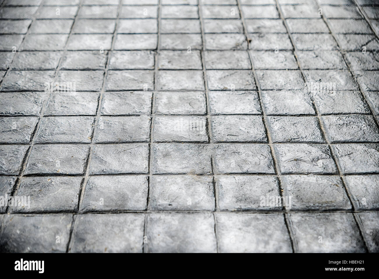 stone pavement in perspective Stock Photo - Alamy