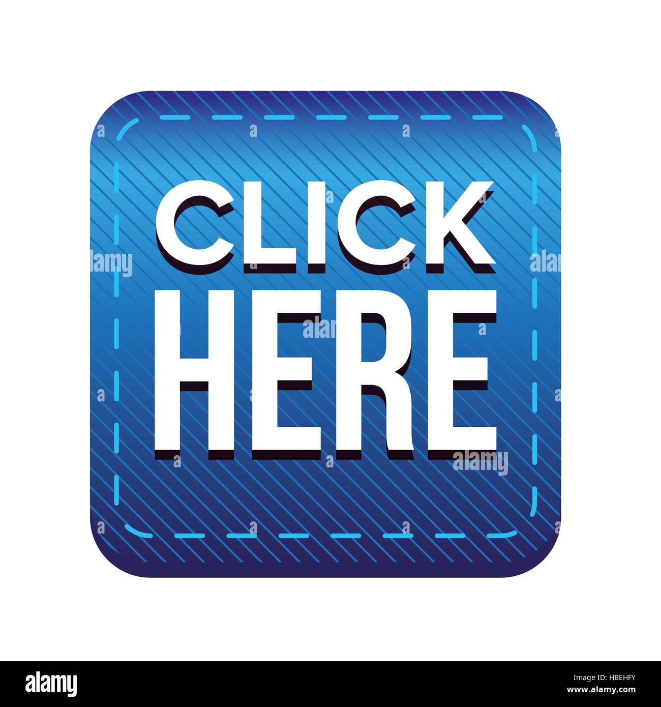 Click Here button vector blue Stock Vector Image & Art - Alamy