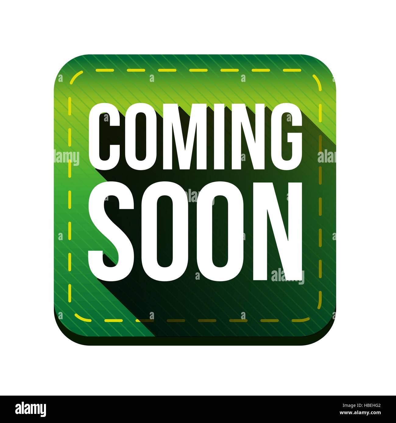 Coming soon button green Stock Vector Image & Art - Alamy