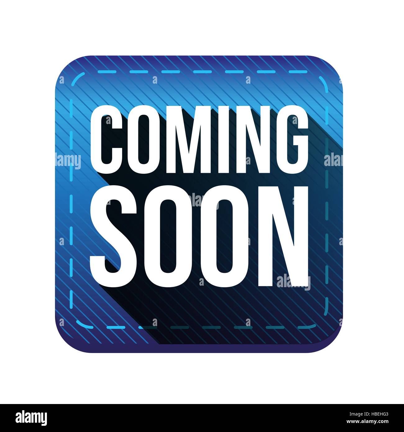 Coming Soon Button Blue Stock Vector Image And Art Alamy