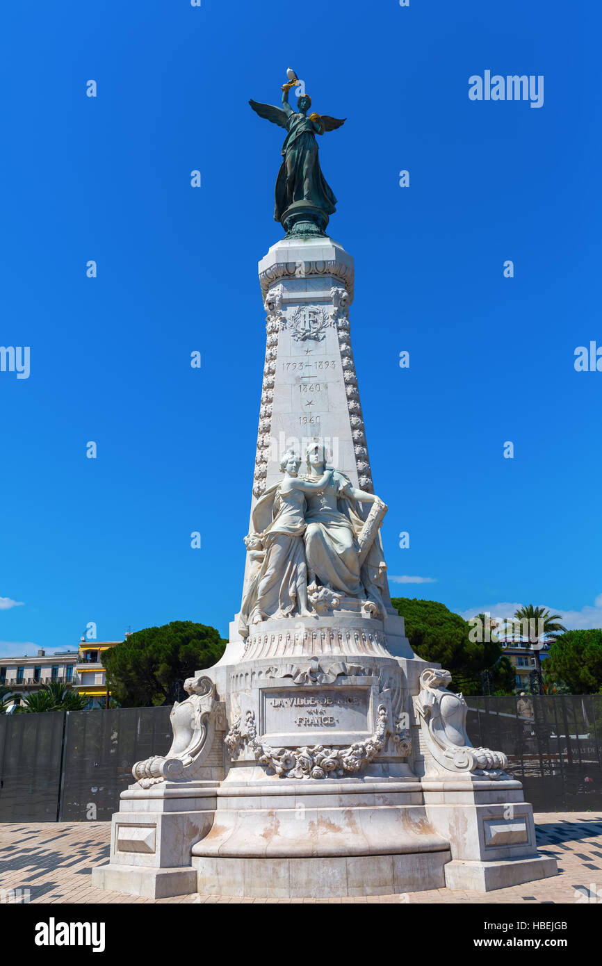 Centennial Monument in Nice, France Stock Photo - Alamy