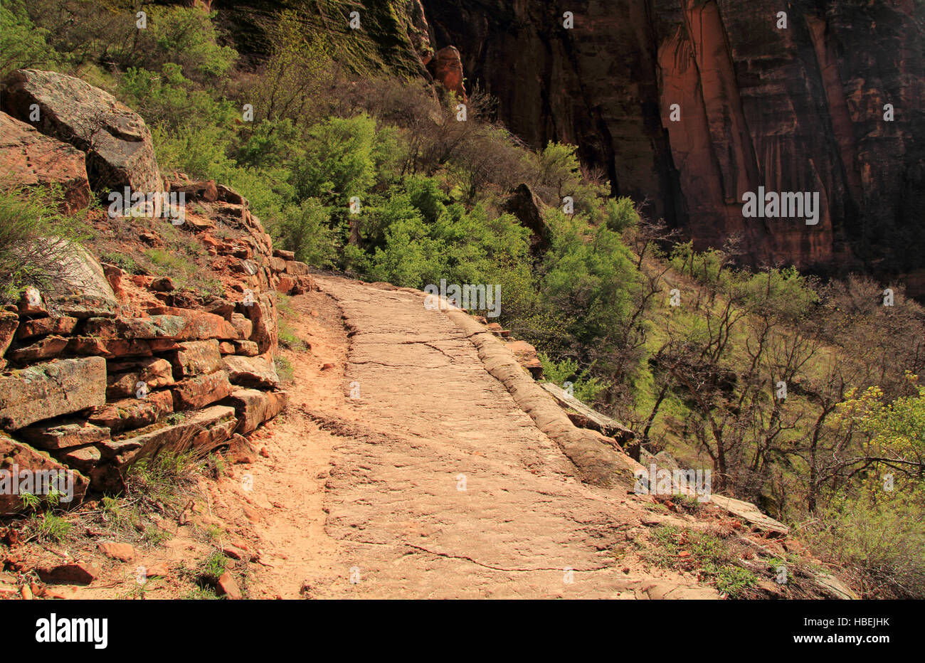 Hidden Canyon Trail in Zion National Park, Utah Stock Photo - Alamy