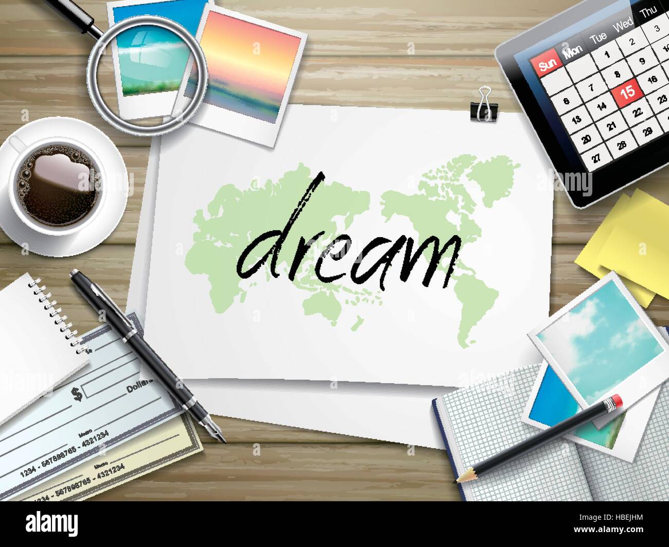 Dream photos Stock Vector Images - Alamy