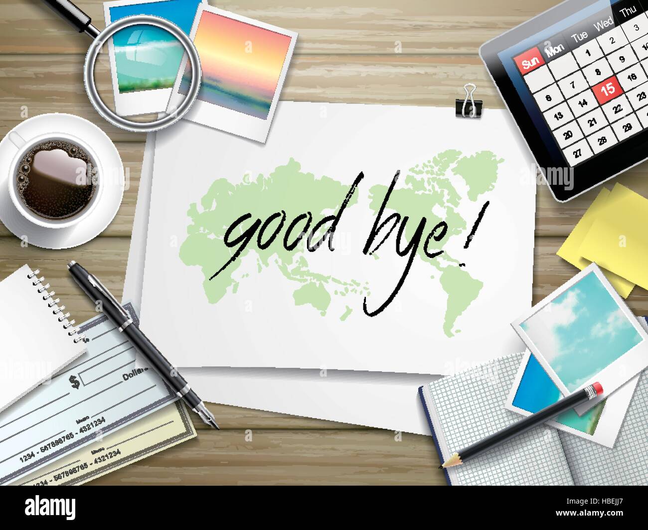 Farewell photos Stock Vector Images - Alamy