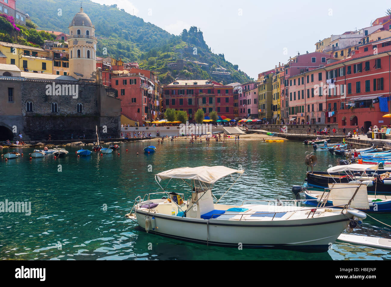 harbor of Vernazza, Cinque Terre, Italy Stock Photo - Alamy