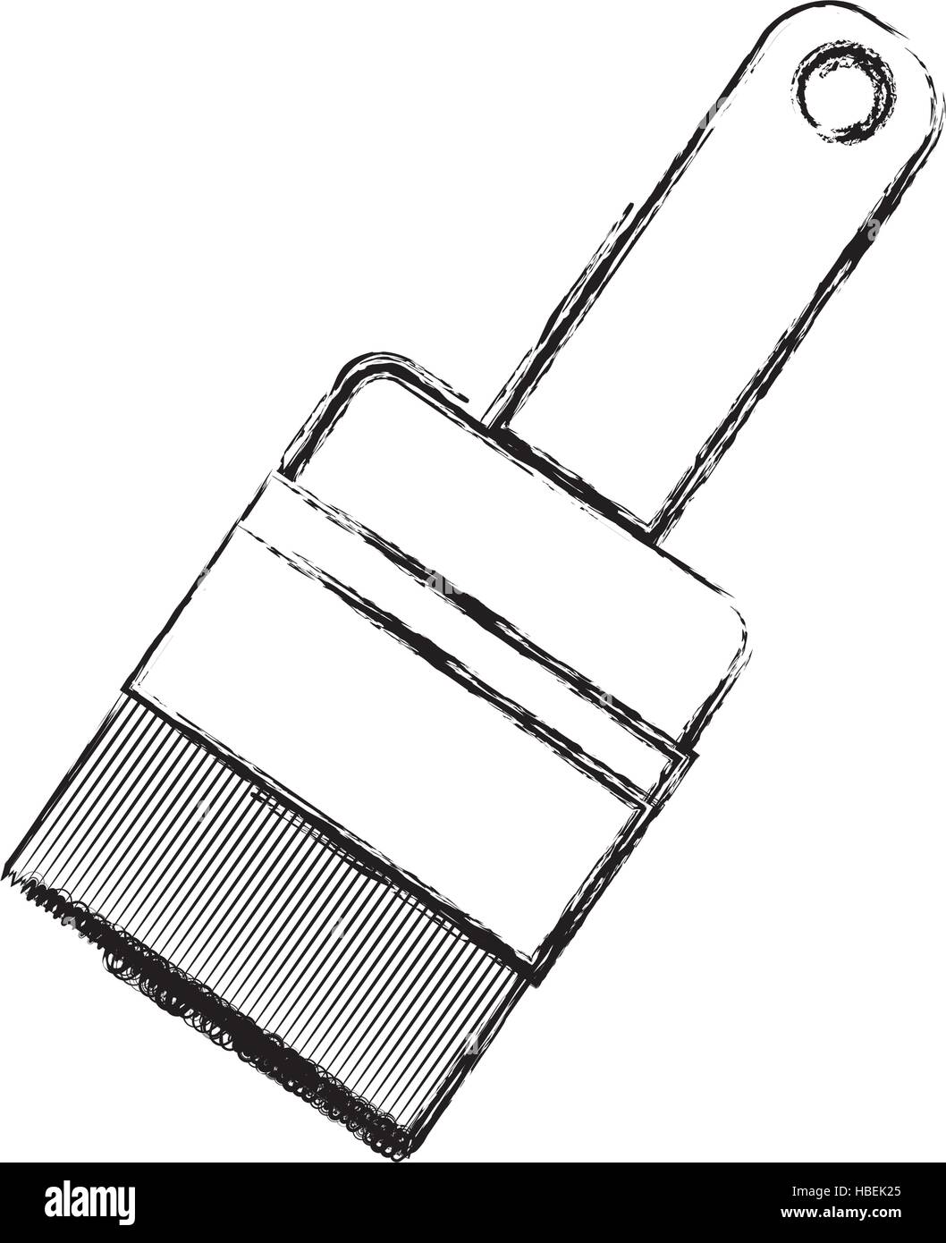 Isolated paint brush design Stock Vector Image & Art - Alamy