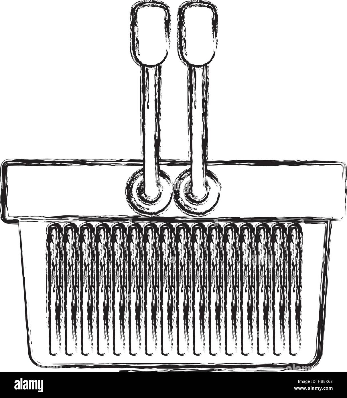 Isolated shopping basket design Stock Vector Image & Art - Alamy