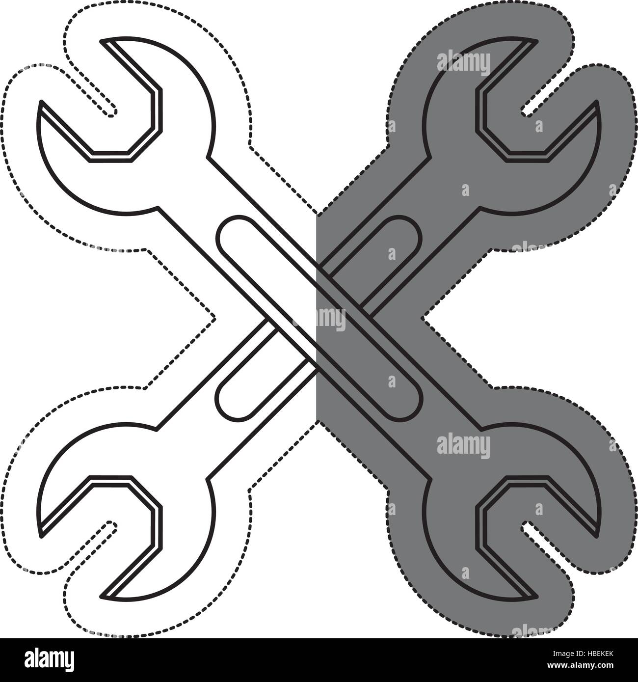 Isolated wrench design Stock Vector Image & Art - Alamy