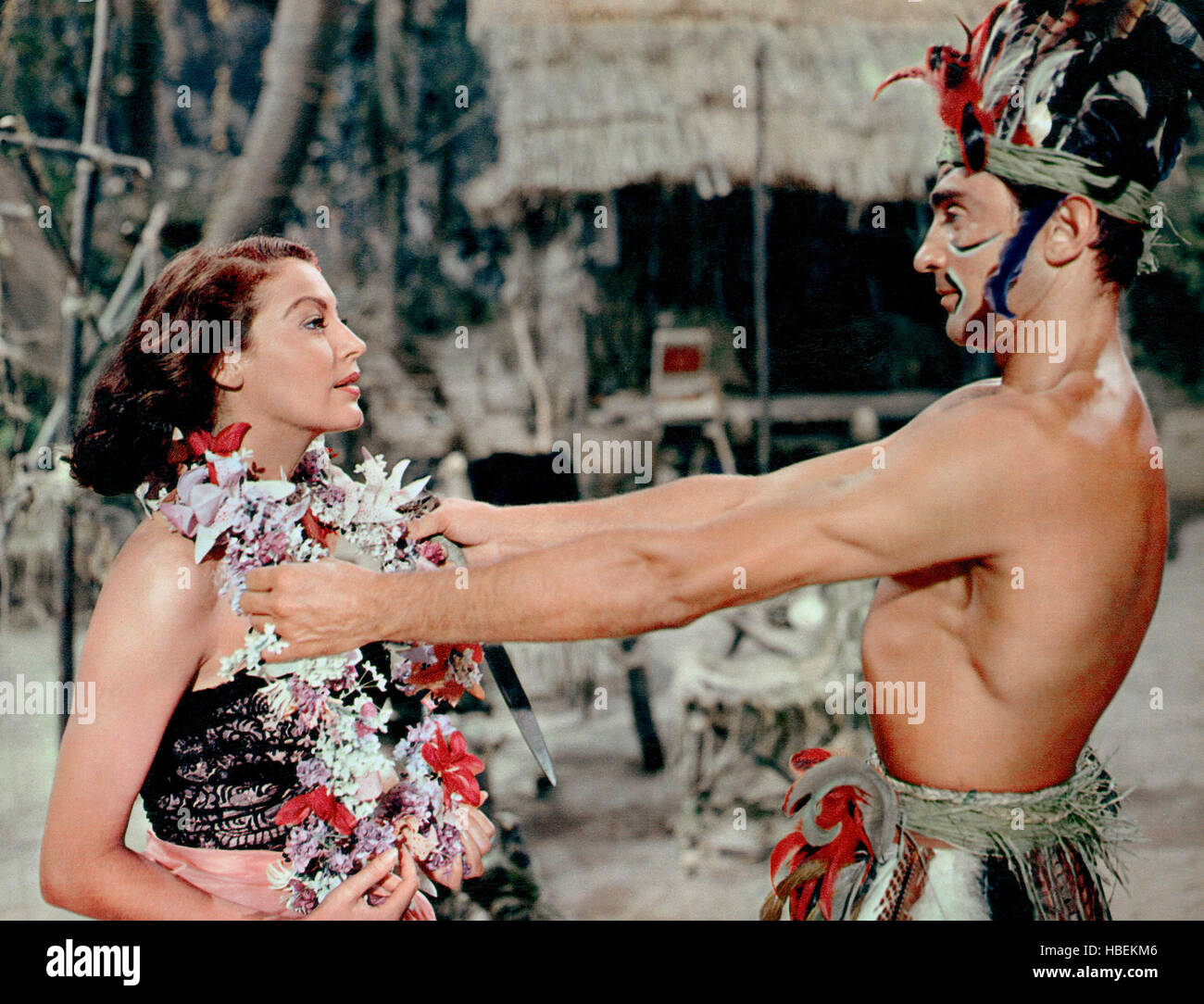 THE LITTLE HUT, Ava Gardner, Walter Chiari, 1957 Stock Photo - Alamy