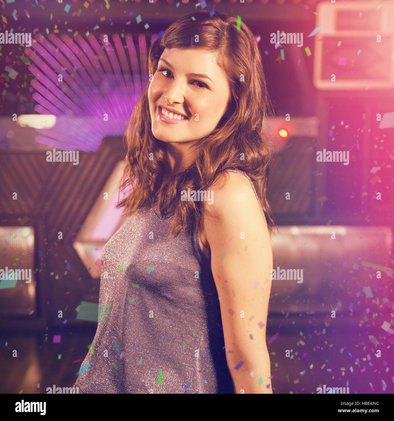 Young woman dancing posing hi-res stock photography and images - Alamy