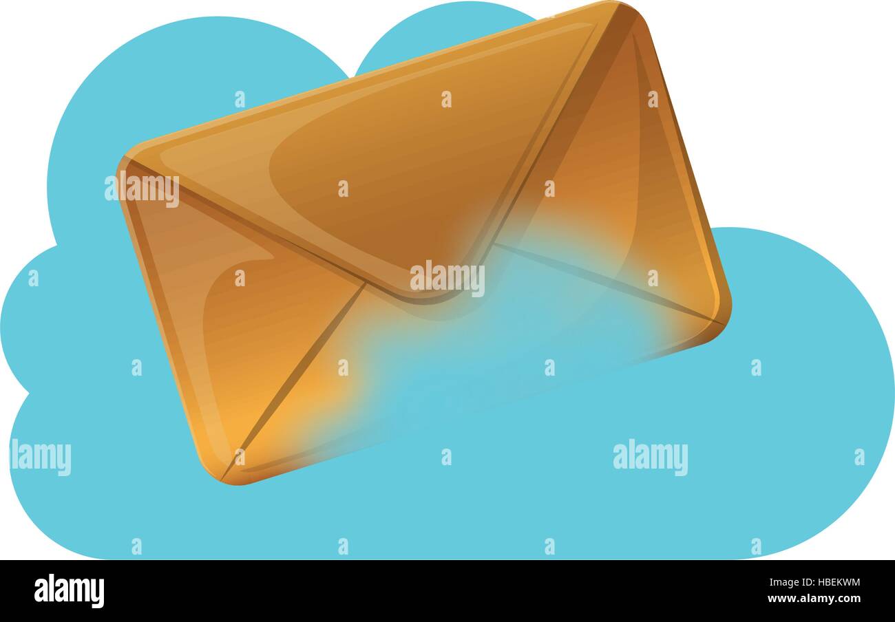 Envelope and cloud computing design Stock Vector Image & Art - Alamy