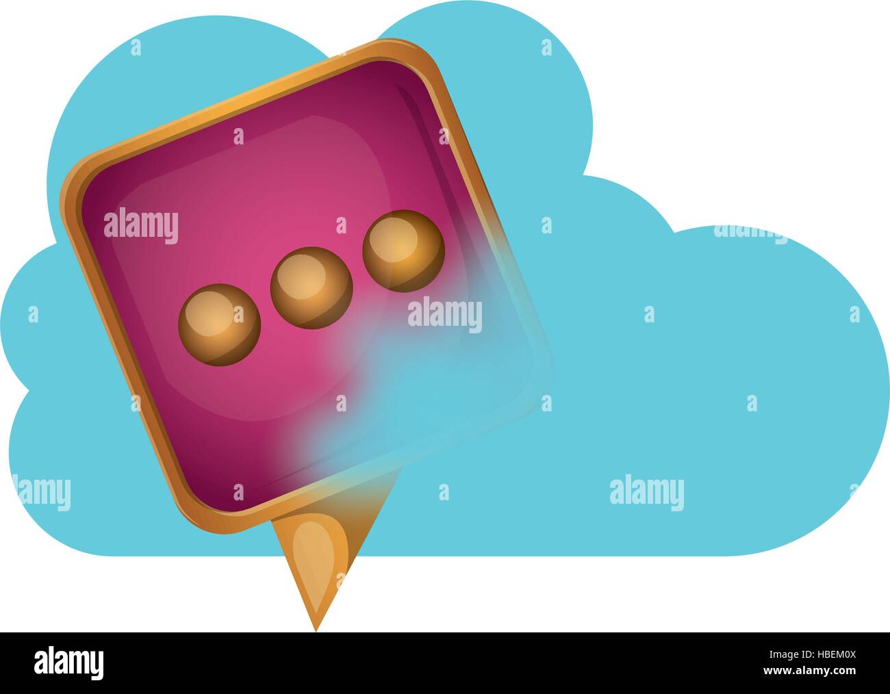 Bubble and cloud computing design Stock Vector Image & Art - Alamy
