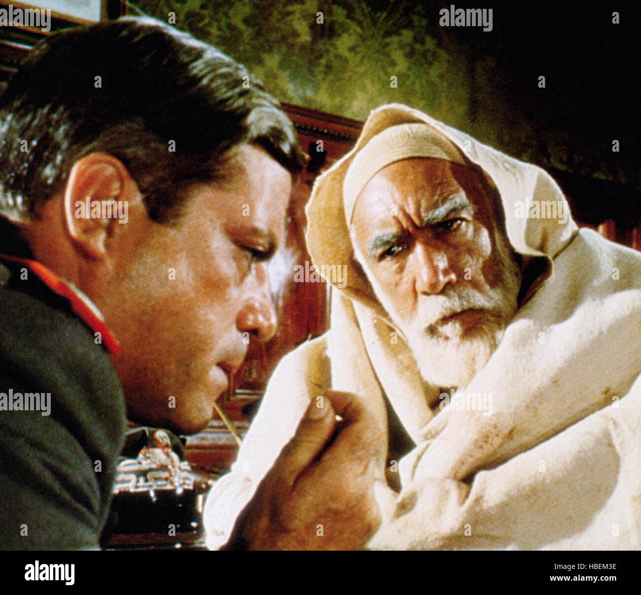 LION OF THE DESERT, from left: Oliver Reed, Anthony Quinn as Omar ...