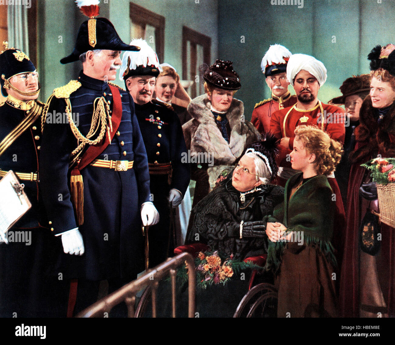 THE LITTLE PRINCESS, Beryl Mercer as Queen Victoria (seated), Shirley ...