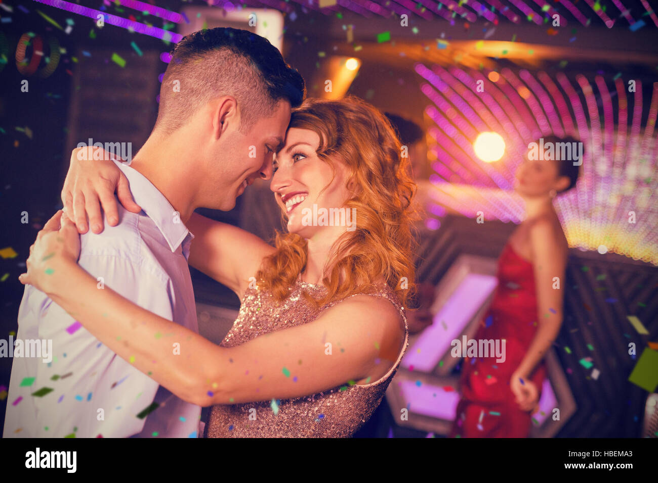 Attractive couple dance nightclub hi-res stock photography and images ...