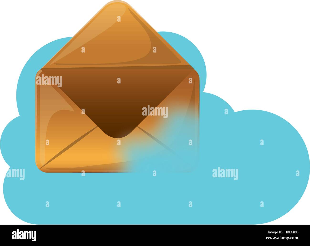 Cloud computing data envelope hi-res stock photography and images - Alamy