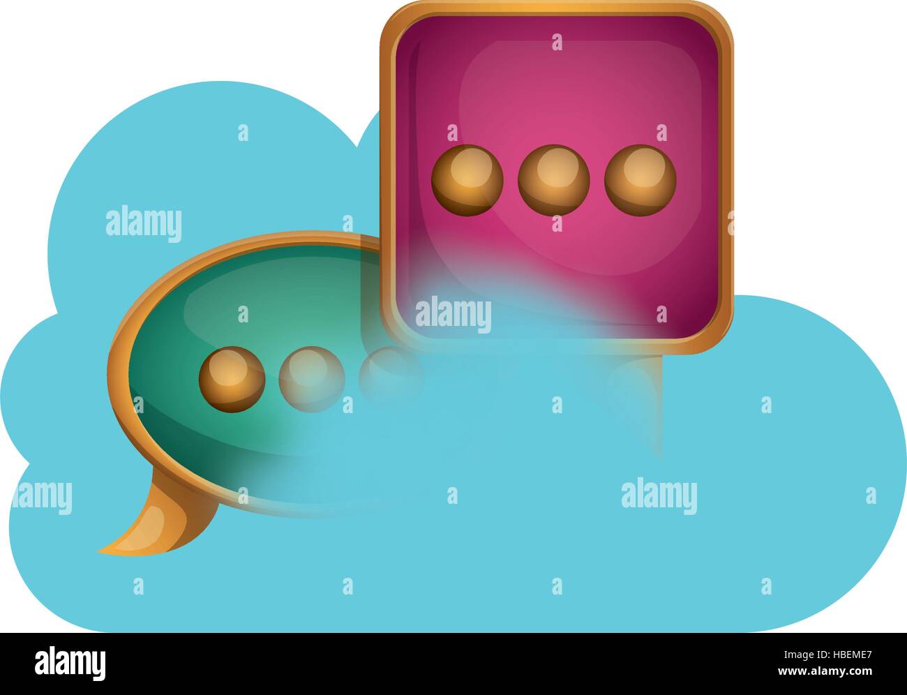 Bubble and cloud computing design Stock Vector Image & Art - Alamy