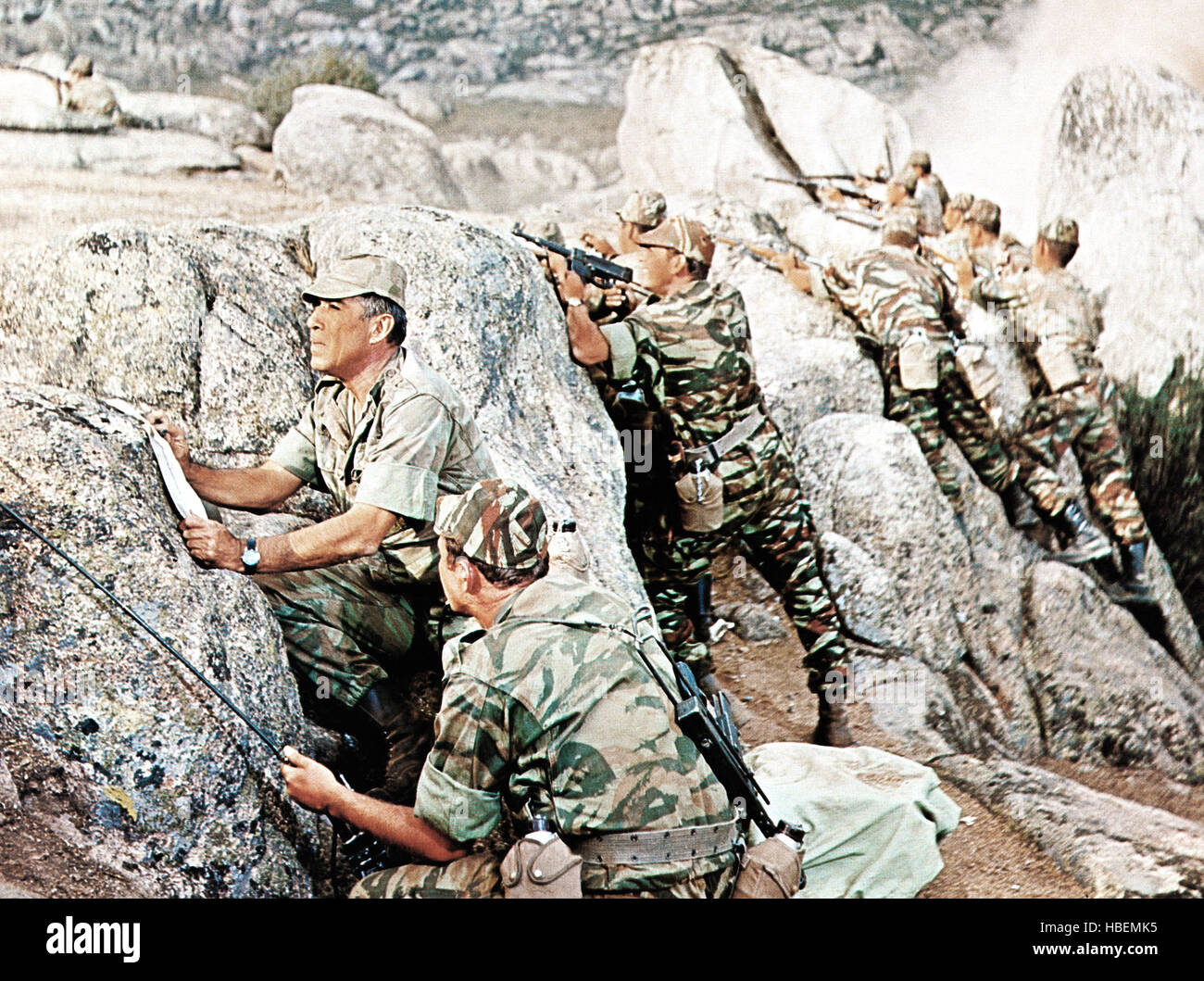 LOST COMMAND, Anthony Quinn (second from front), 1966 Stock Photo - Alamy