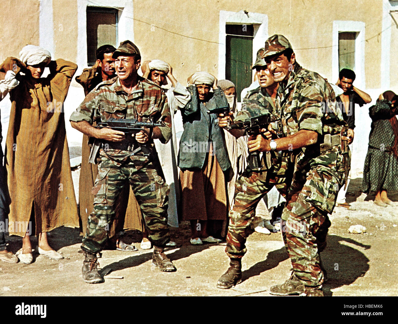 LOST COMMAND, Alain Delon (with pistol), 1966 Stock Photo - Alamy