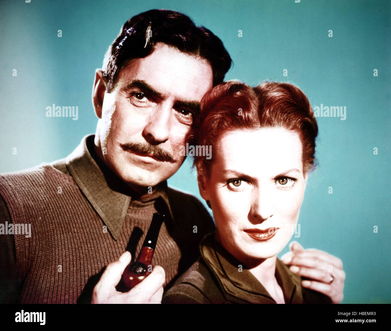 THE LONG GRAY LINE, from left: Tyrone Power, Maureen O'Hara, 1955 Stock ...