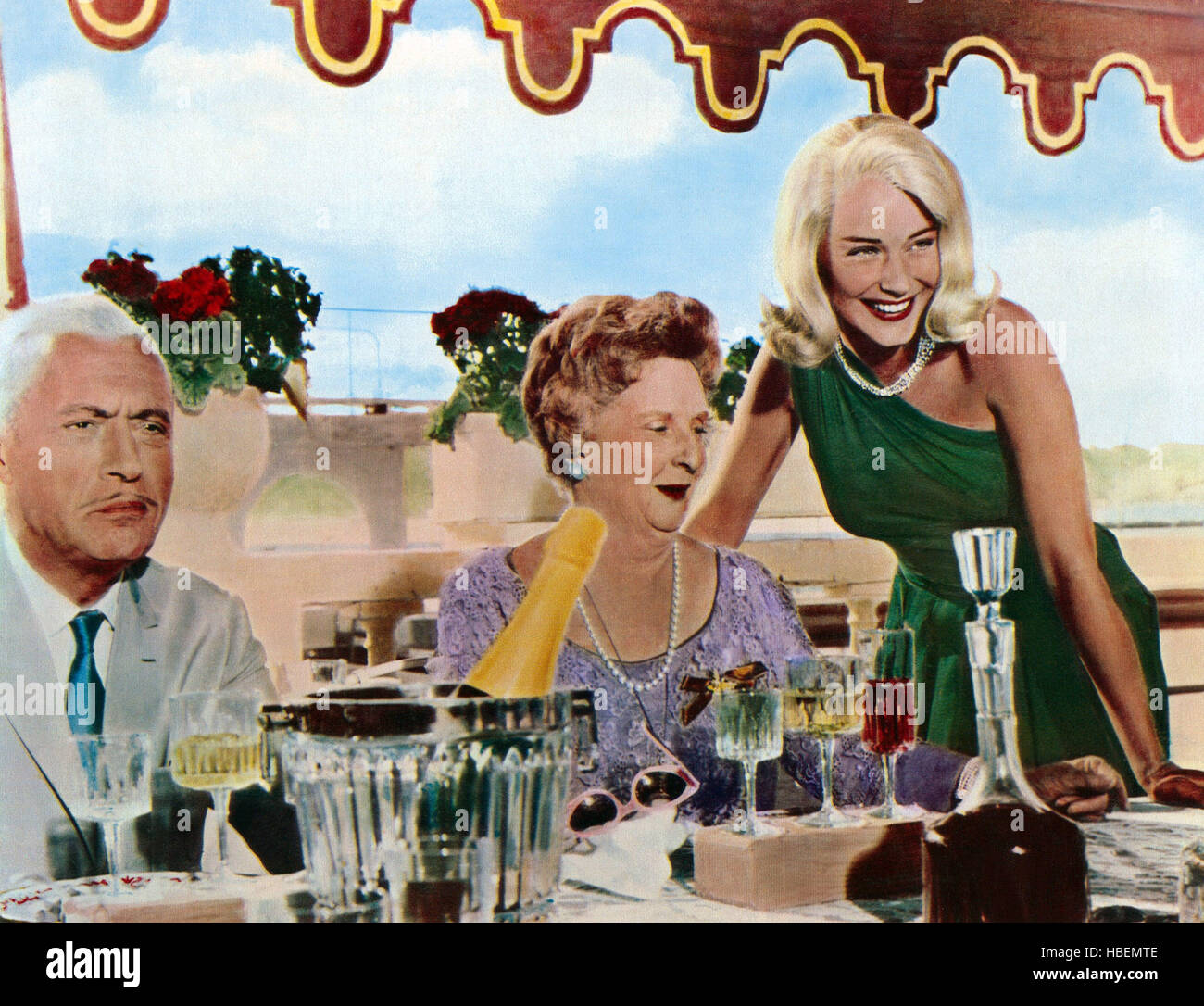 LOVE IS A BALL, from left: Charles Boyer, Ruth McDevitt, Hope Lange ...