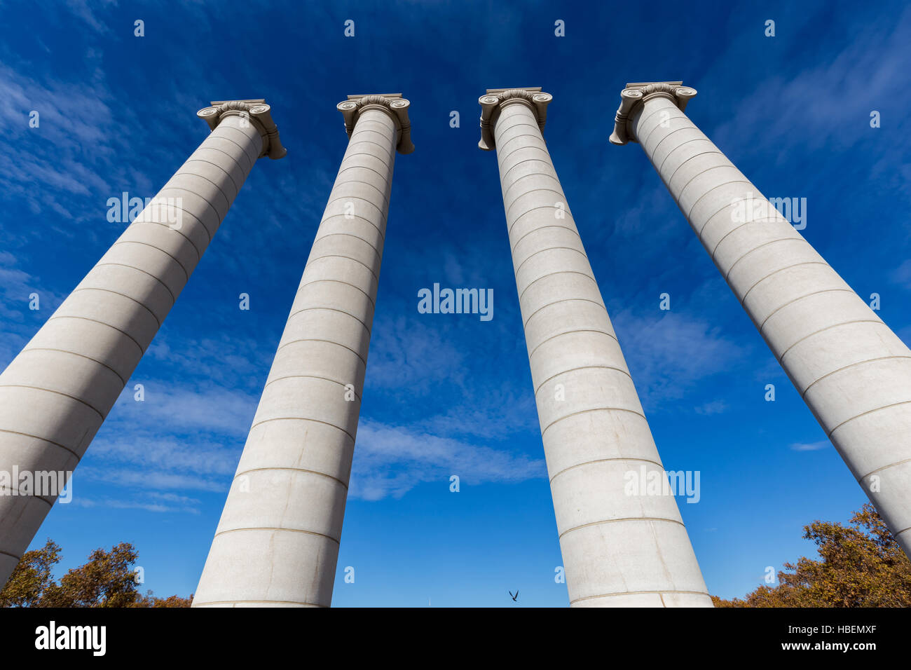 Four stone columns hi-res stock photography and images - Alamy
