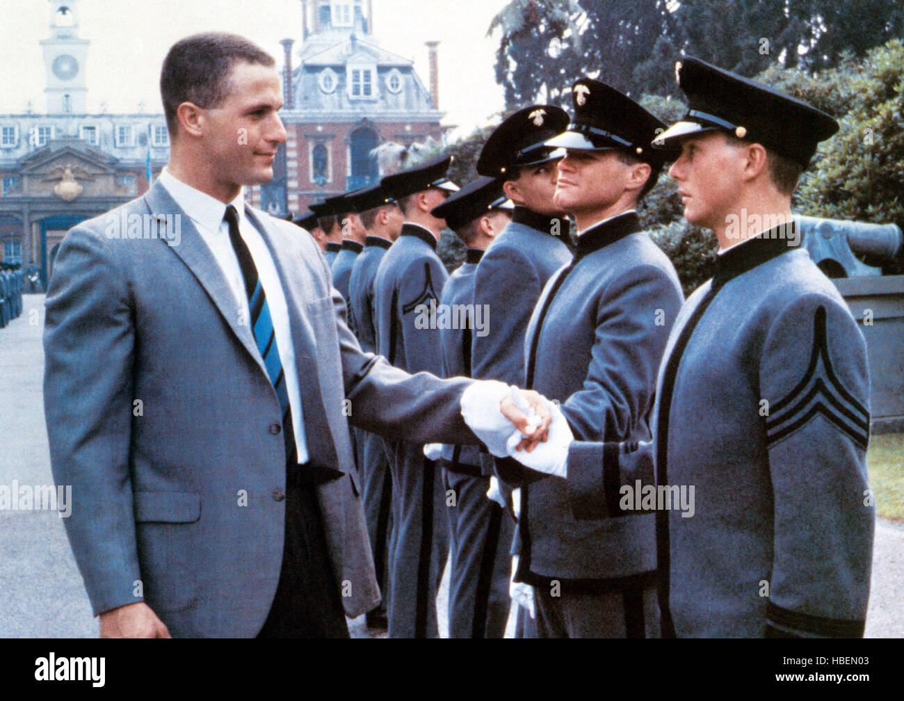 LORDS OF DISCIPLINE, Rick Rossovich (left), David Keith (second in line ...
