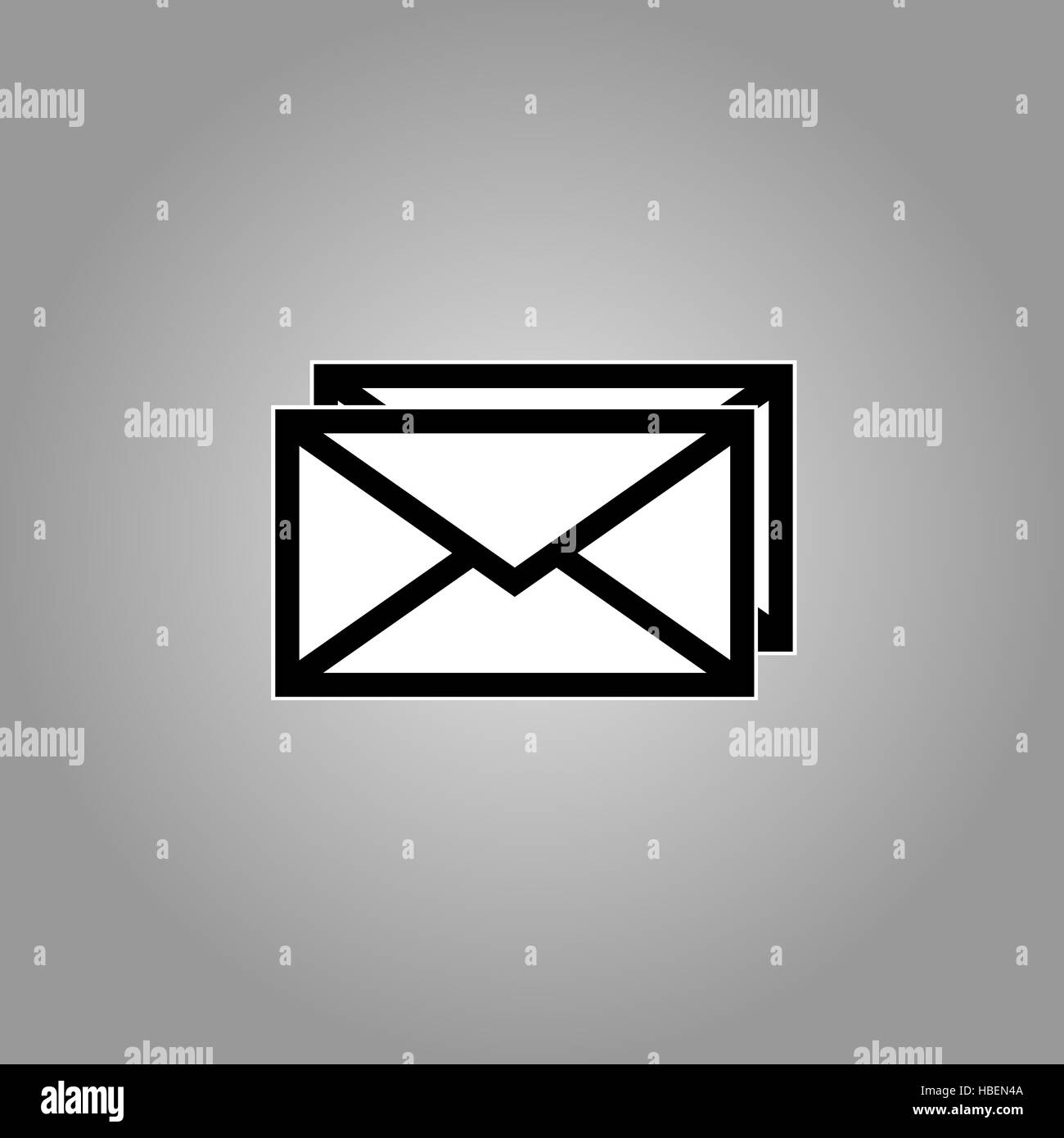 Email symbol letter icon Stock Photo - Alamy